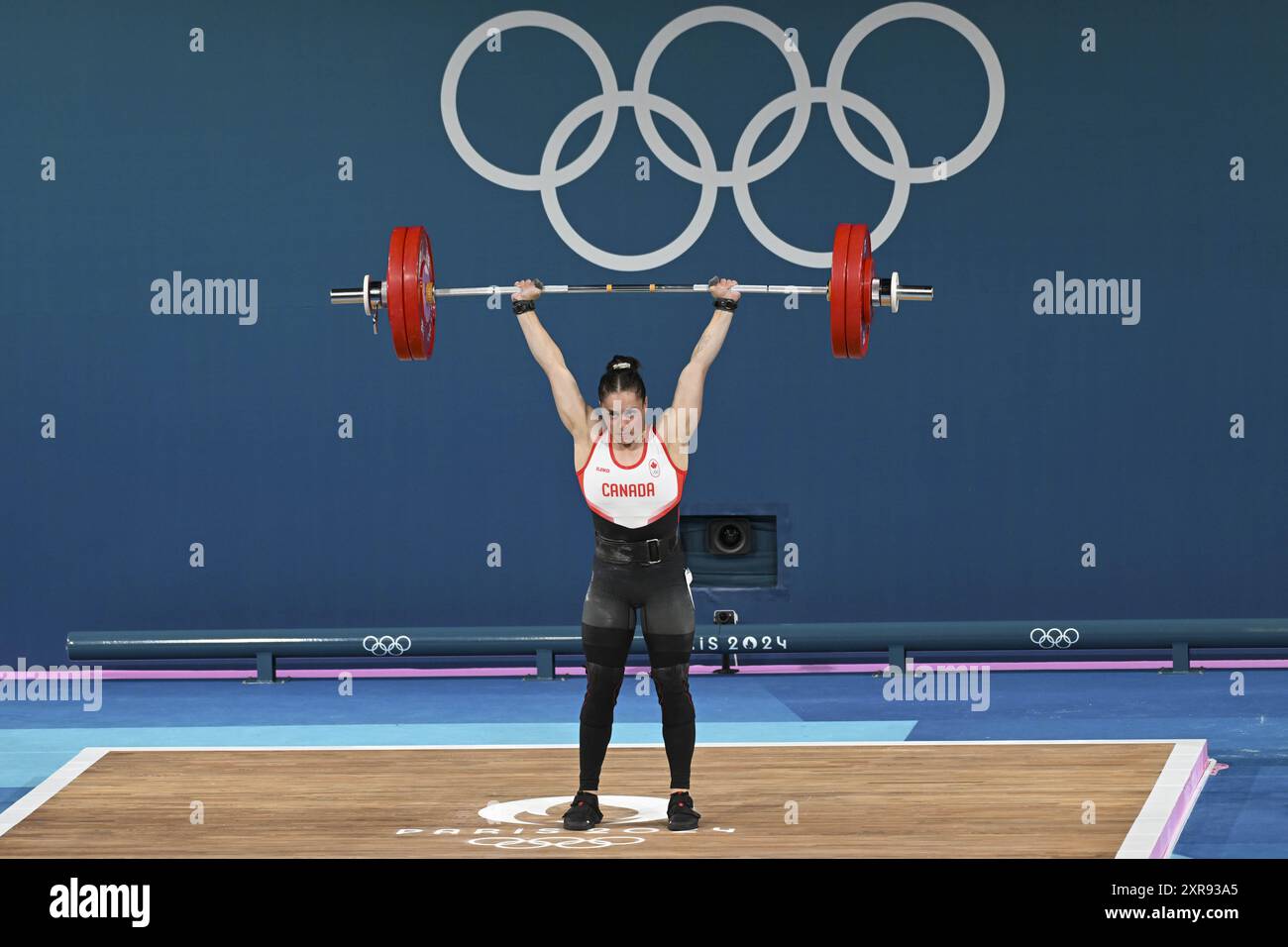 CHARRON Maude (Canada) Silver medal, Weightlifting, Women's 59kg during ...