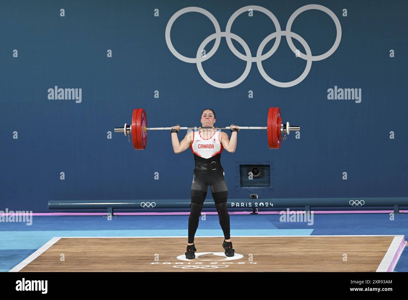 CHARRON Maude (Canada) Silver medal, Weightlifting, Women's 59kg during ...