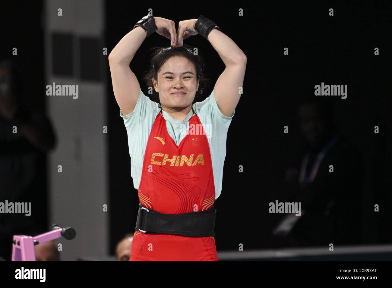 LUO Shifang (China) Gold medal, Weightlifting, Women's 59kg during the ...