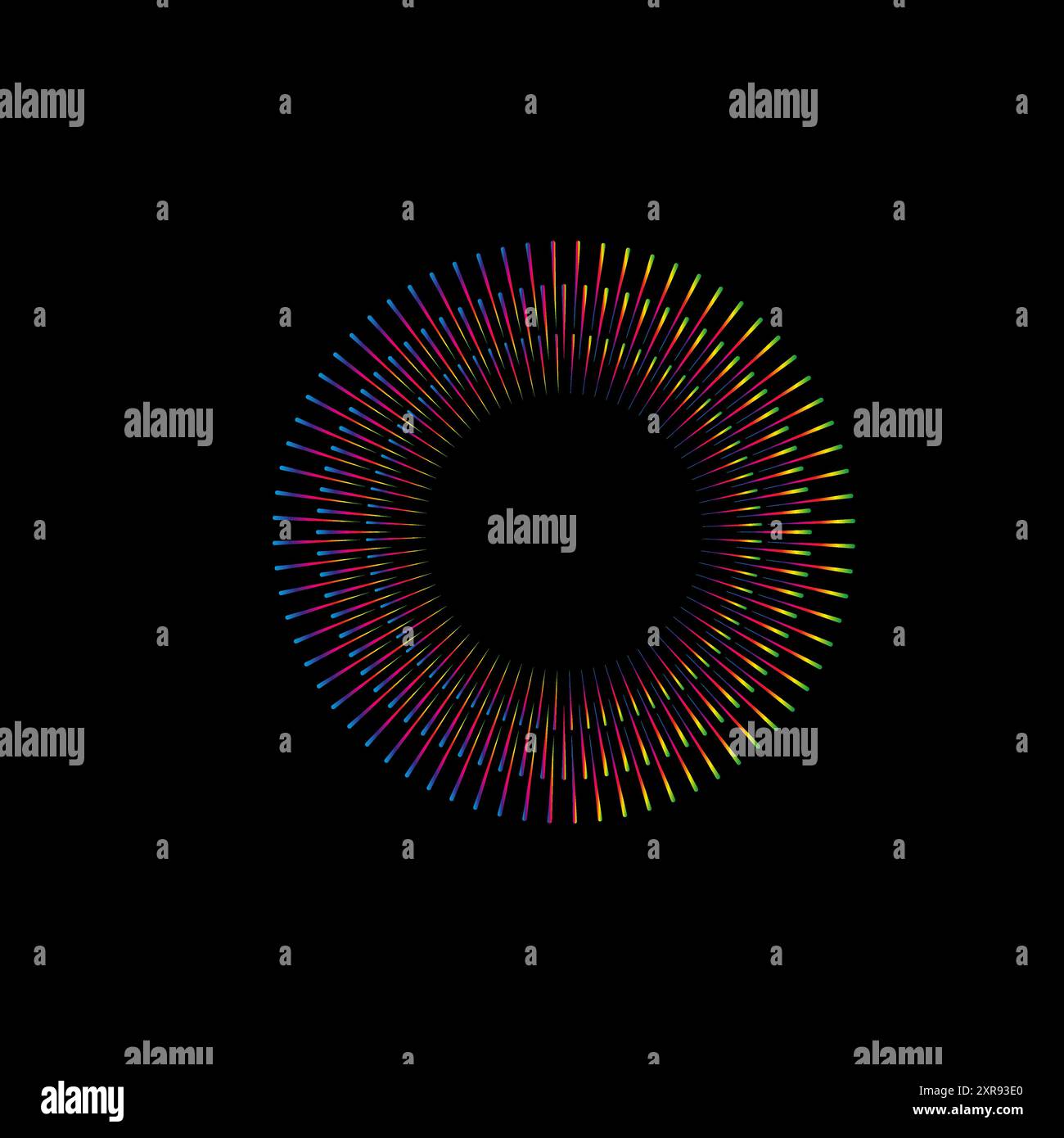 Circular equalizer musical symbol. Sound wave vector icon. Illustration ...