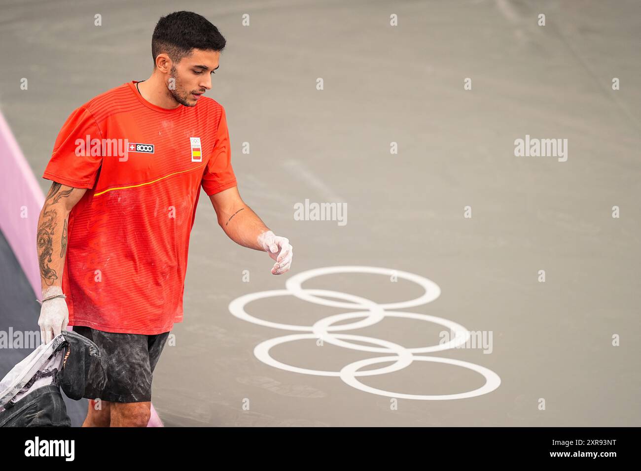 Alberto Gines Lopez of Spain looks on during Men's Boulder & Lead ...