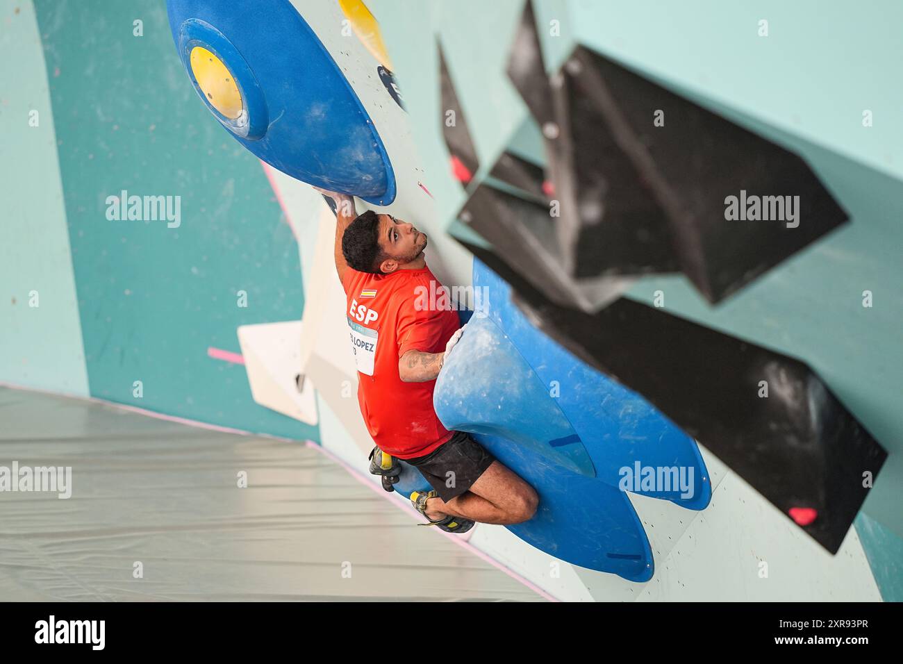 Alberto Gines Lopez of Spain competes in Men's Boulder & Lead, Final ...