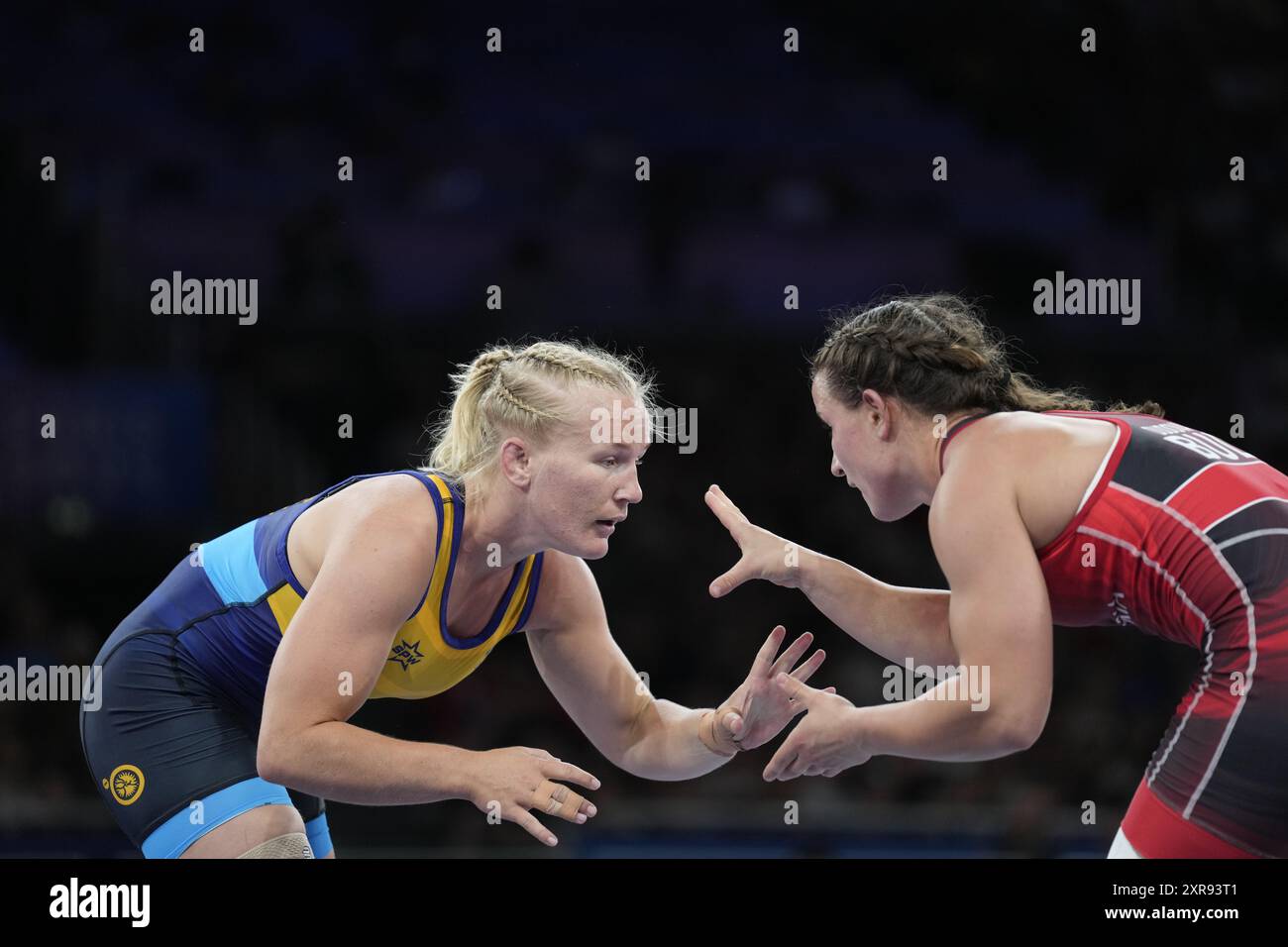 Paris, France 20240809. Swedish Sara Johanna Lindborg against Bulgarian ...
