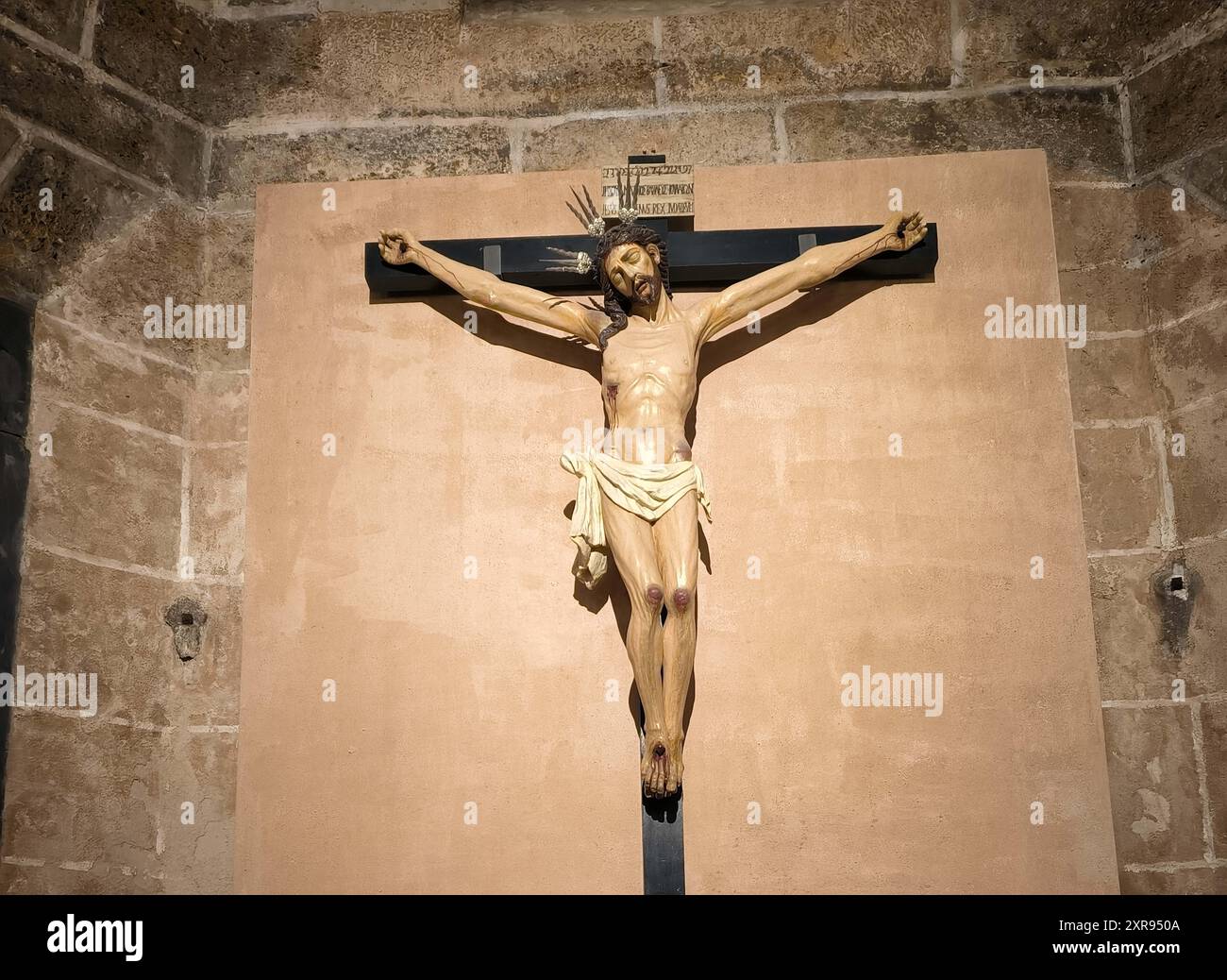 God on the crucifix Stock Photo - Alamy