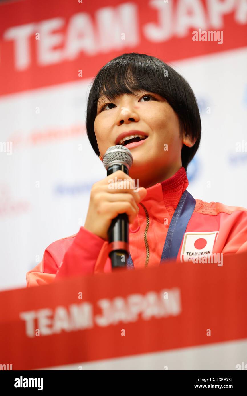 Paris, France. 9th Aug, 2024. Akari Fujinami (JPN) Wrestling : Gold ...