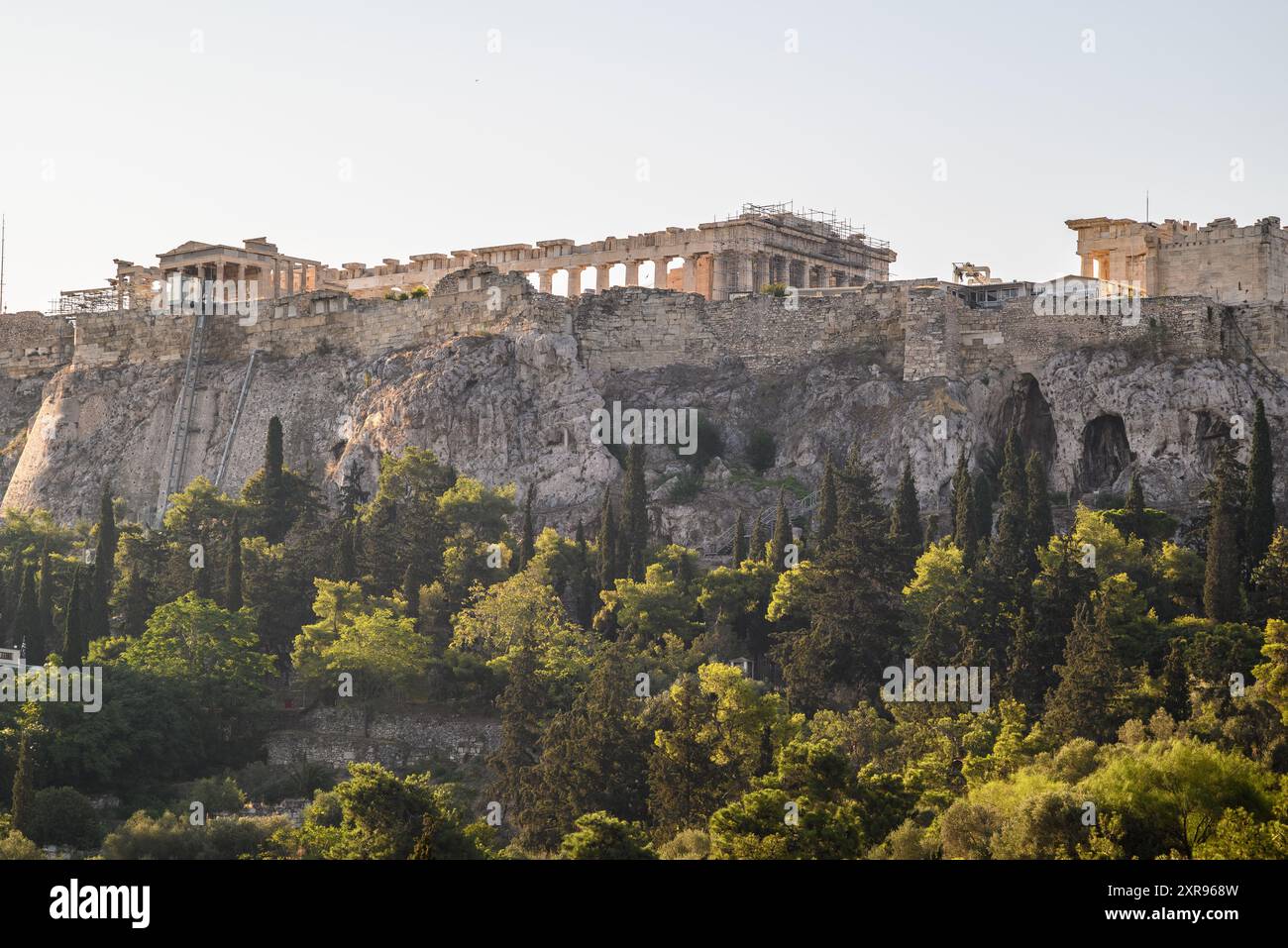 Panoramic view of Parthenon and Ancient Acropolis in Athens capital of ...