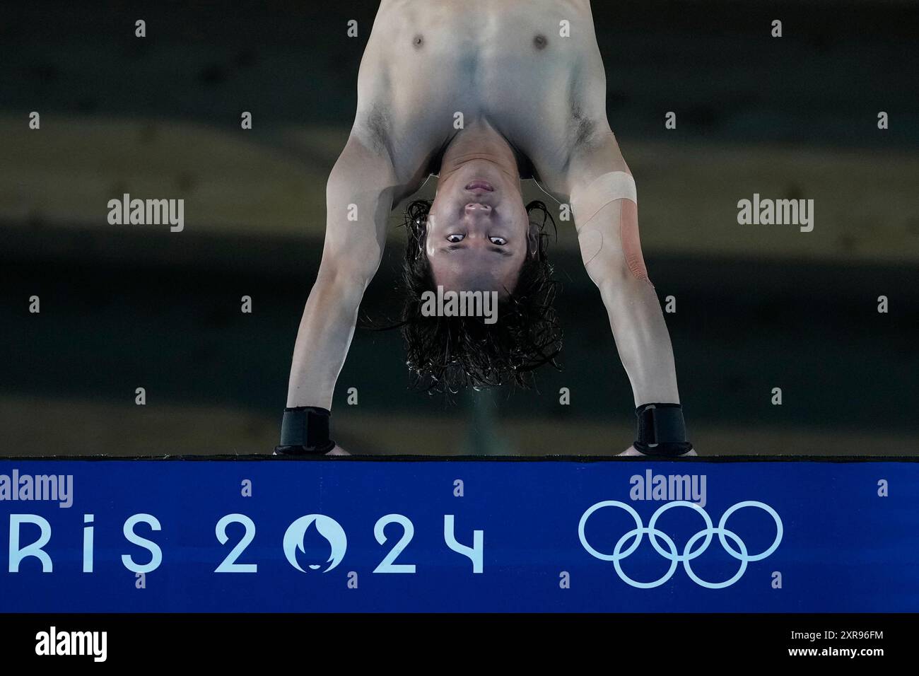 Malaysia's Bertrand Rhodict Anak Lises competes in the men's 10m ...