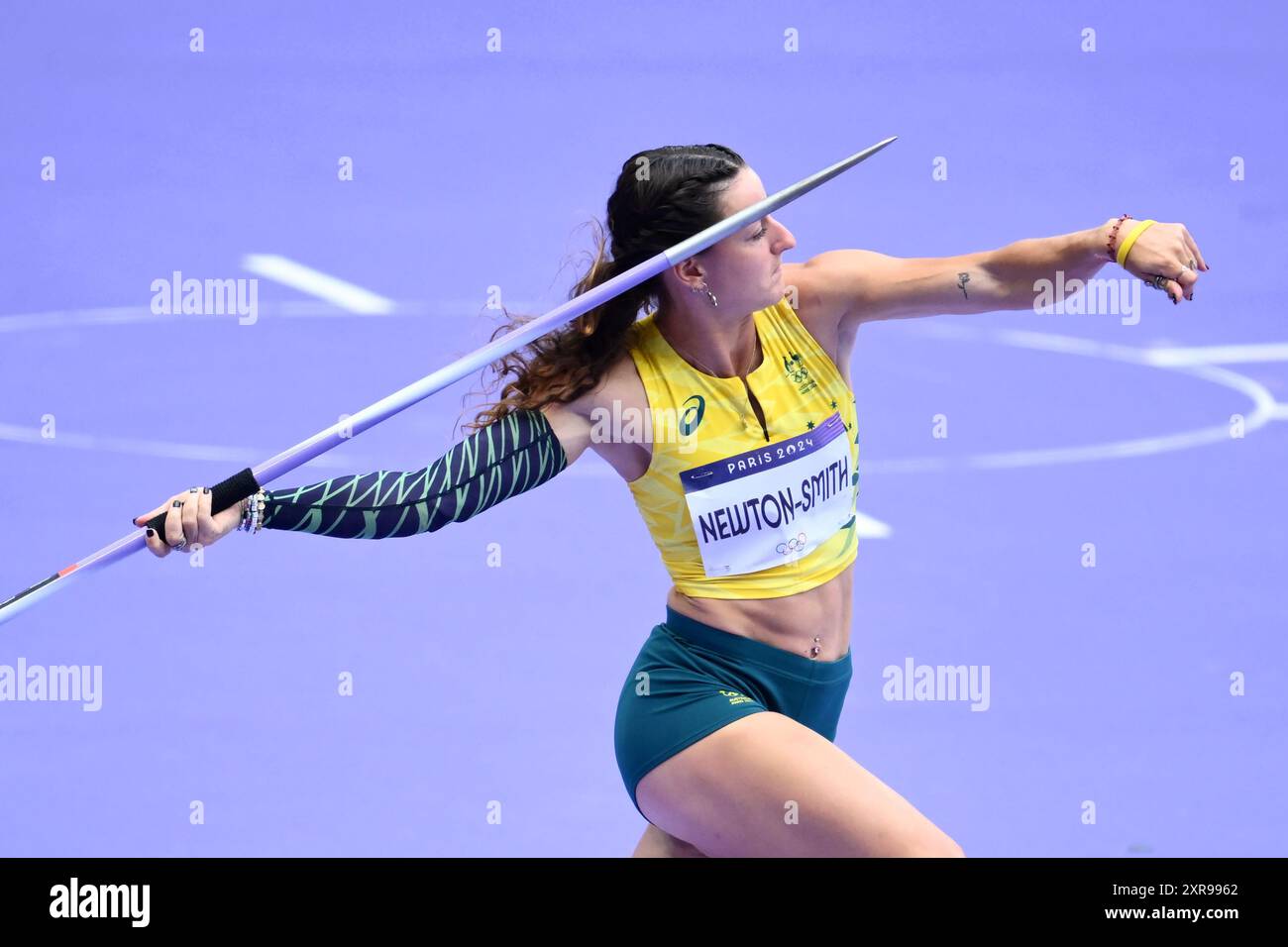Saint Denis, France. 09th Aug, 2024. Camryn Newton-Smith of Australia in action during the ...