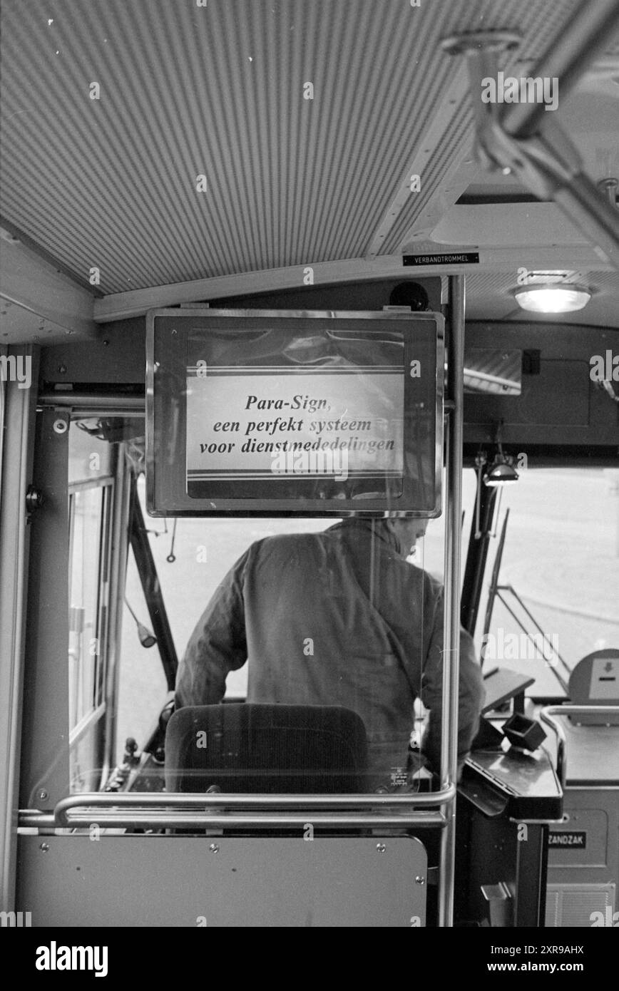 Slide advertising in NZH buses, Noord Zuid Hollandse ...