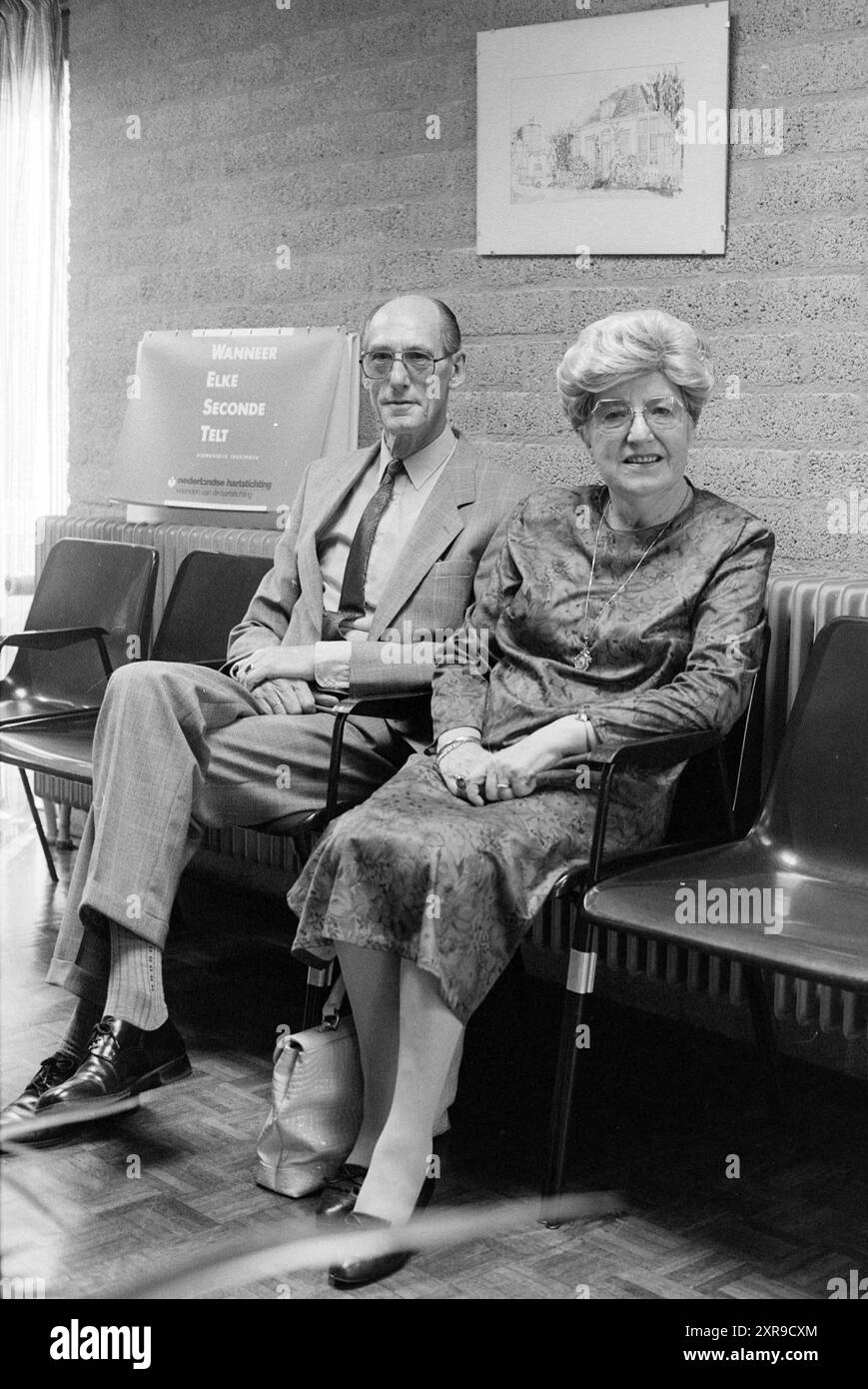 50 year old couple de leeuw health center zandvoort hi-res stock ...