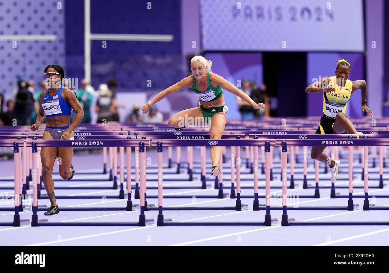 Ireland's Sarah Lavin during her Women's 100m Hurdles Semi Final at the ...