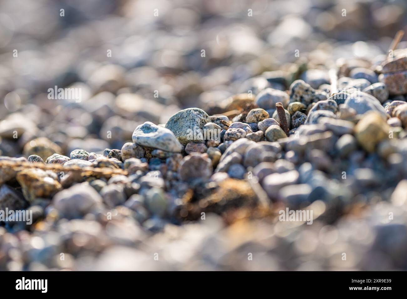 Blue sky surf waves coastline round rocks hi-res stock photography and ...
