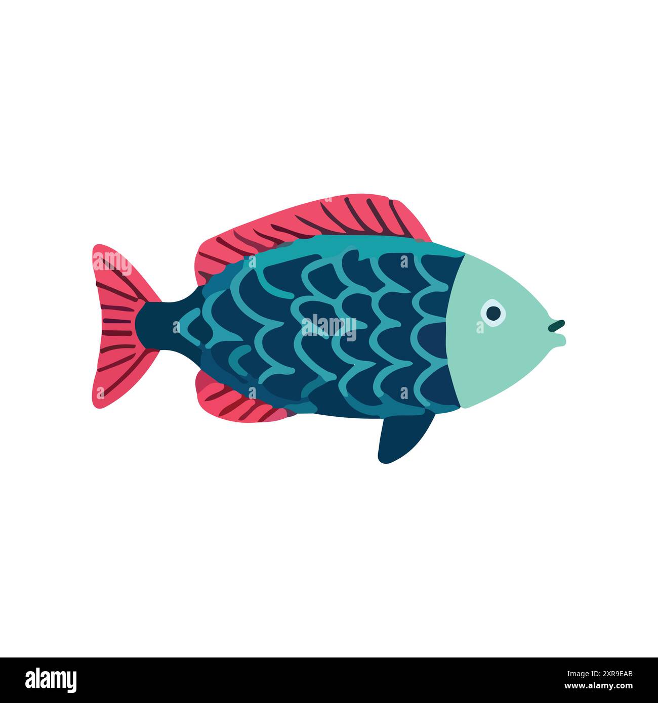 Animal themes wildlife nature swimming Stock Vector Images - Alamy