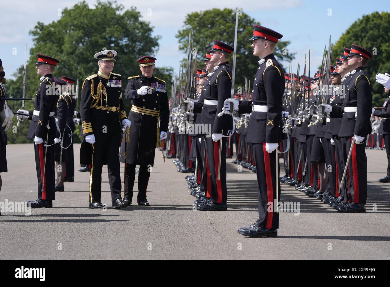 Chief of the Defence Staff Admiral Sir Tony Radakin (second from left ...