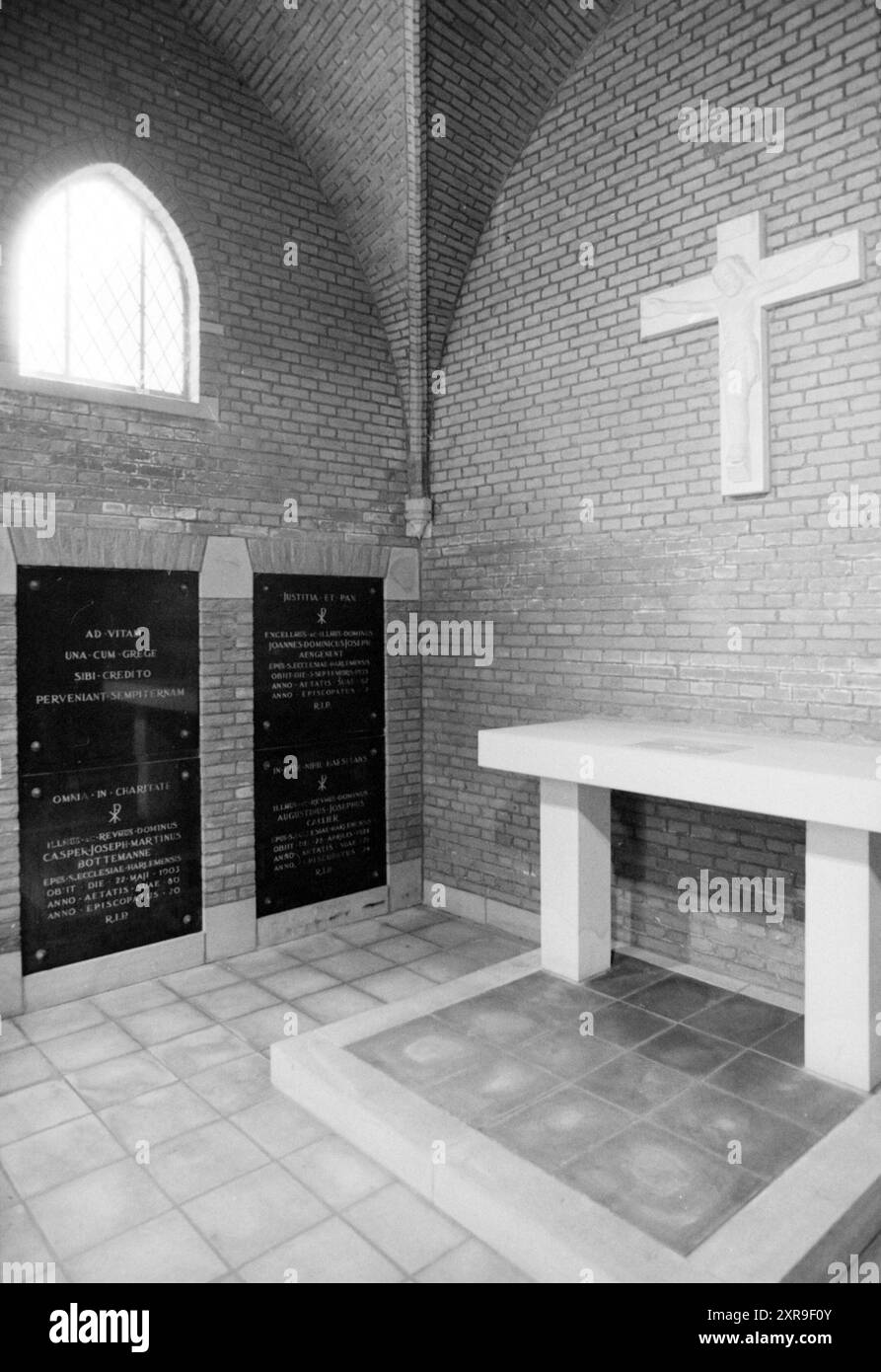 Interior of the episcopal crypt at the Roman Catholic church of Our ...