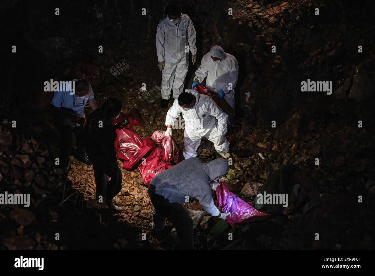Ankara, Turkey. 09th Aug, 2024. Crime scene investigation teams are ...