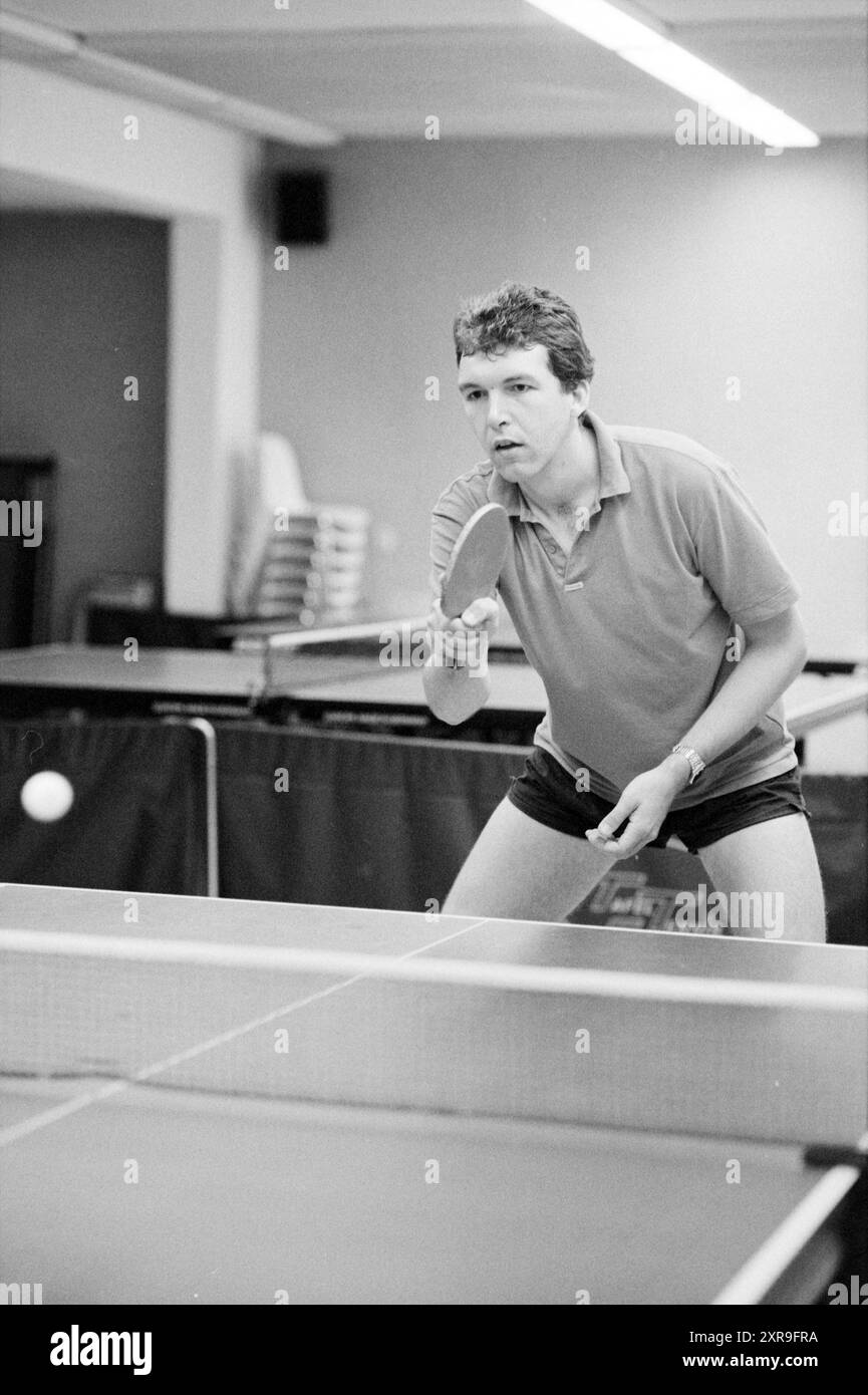 Table tennis player frank maaskant hi-res stock photography and images ...