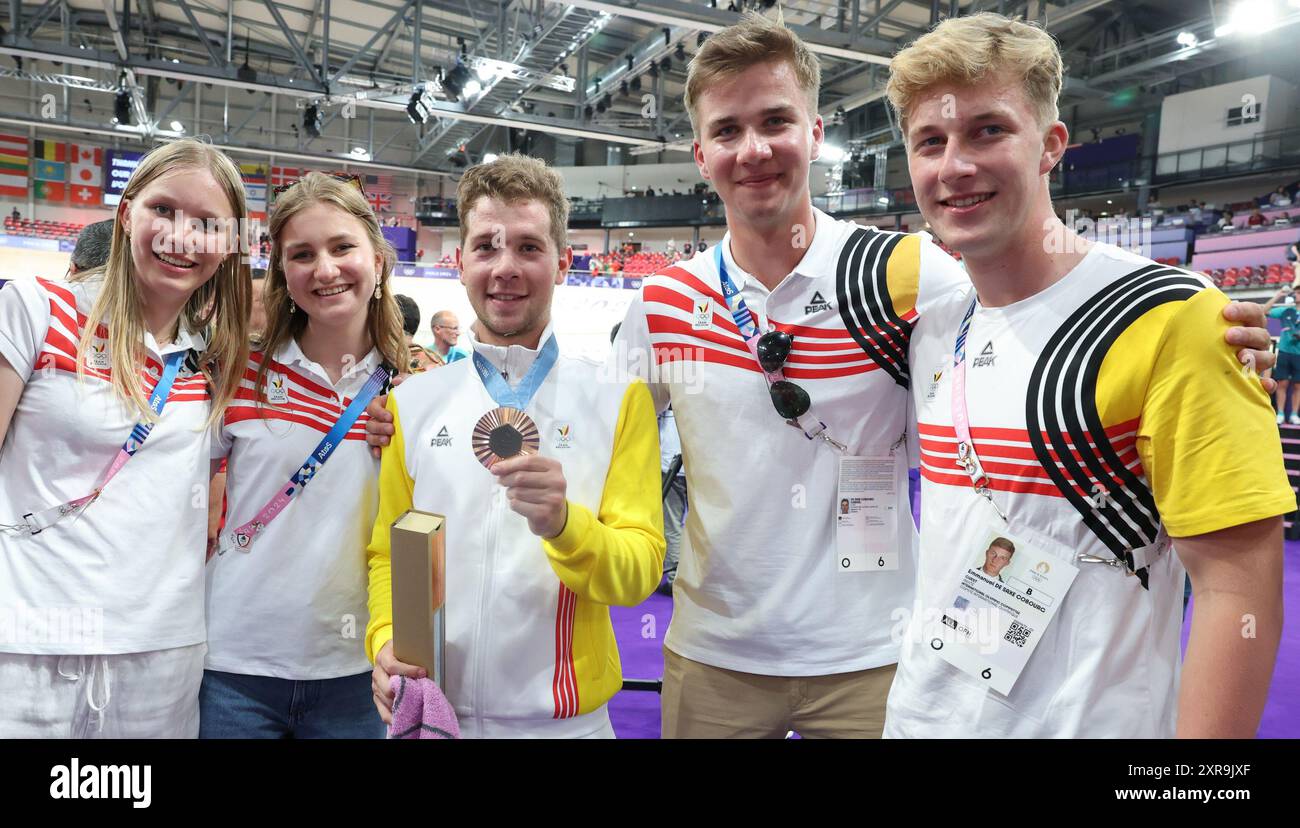 Princess Eleonore, Crown Princess Elisabeth, bronze medalist Belgian ...