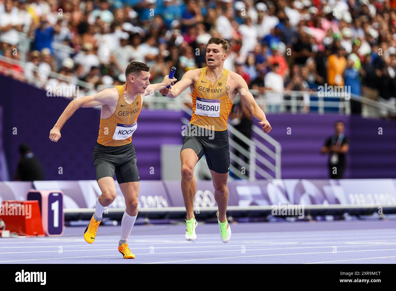 FRA, Olympische Spiele Paris 2024, 09.08.2024, Herren 4x400m Staffel 1 ...