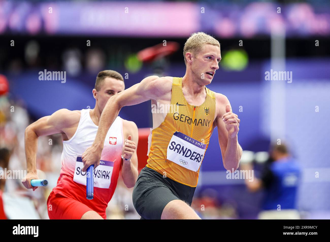 FRA, Olympische Spiele Paris 2024, 09.08.2024, Herren 4x400m Staffel 3 ...