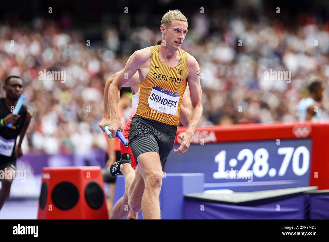 FRA, Olympische Spiele Paris 2024, 09.08.2024, Herren 4x400m Staffel 3 ...