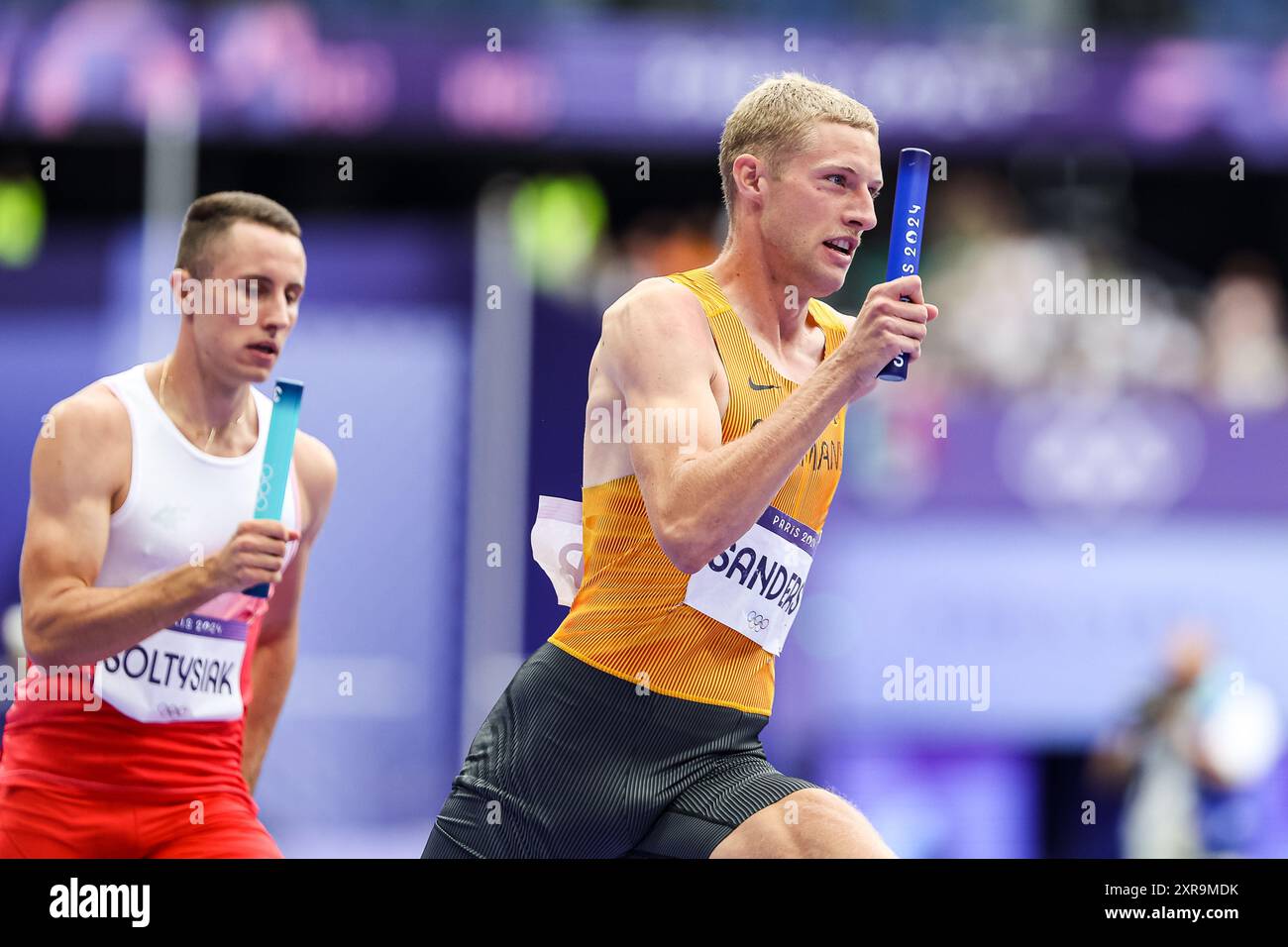 FRA, Olympische Spiele Paris 2024, 09.08.2024, Herren 4x400m Staffel 3 ...
