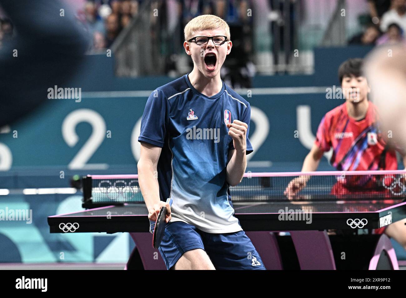 Paris, France. 09th Aug, 2024. Table Tennis France v Japan-Paris 2024 ...