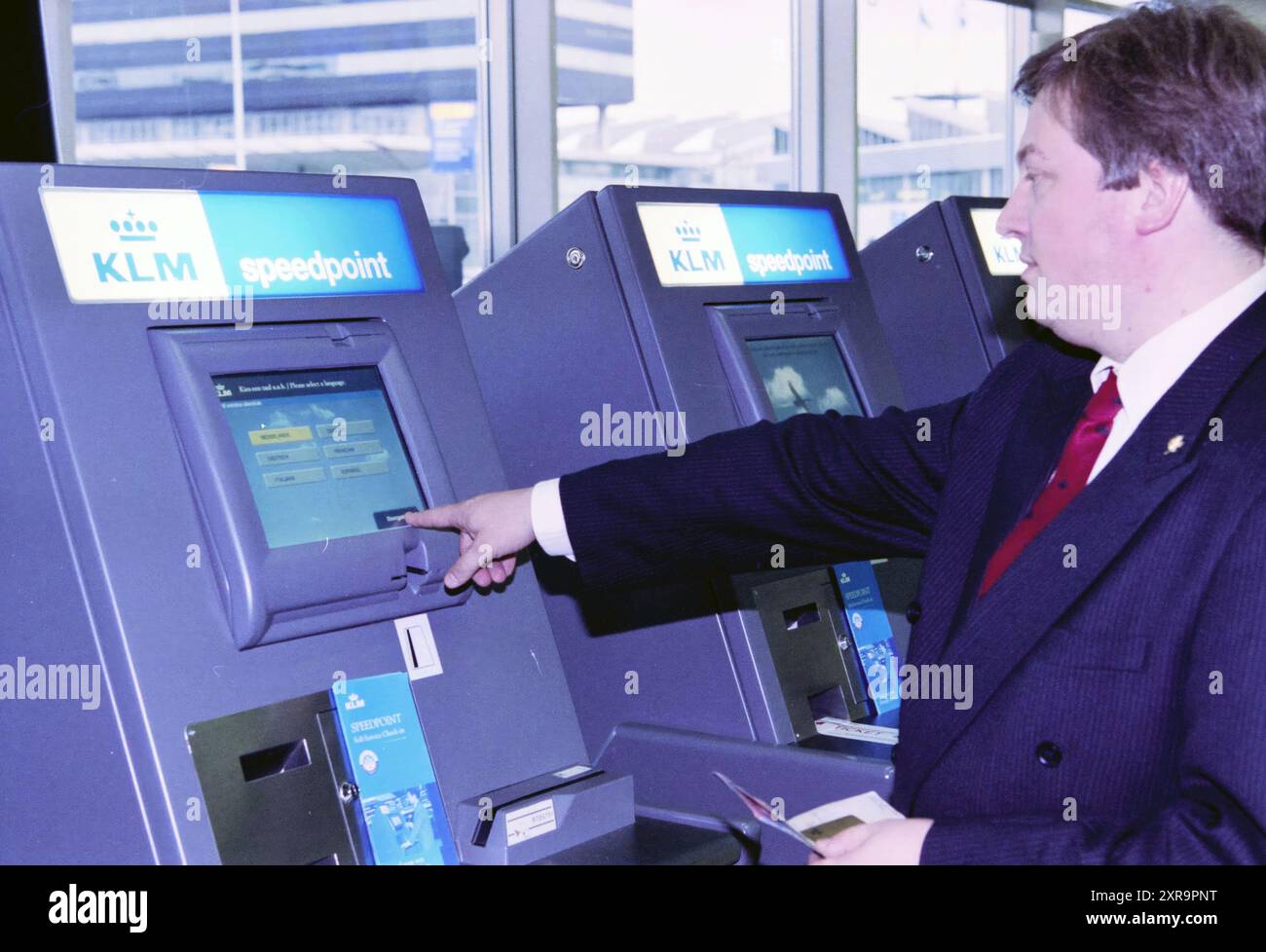 Self service check in system schiphol hi-res stock photography and ...