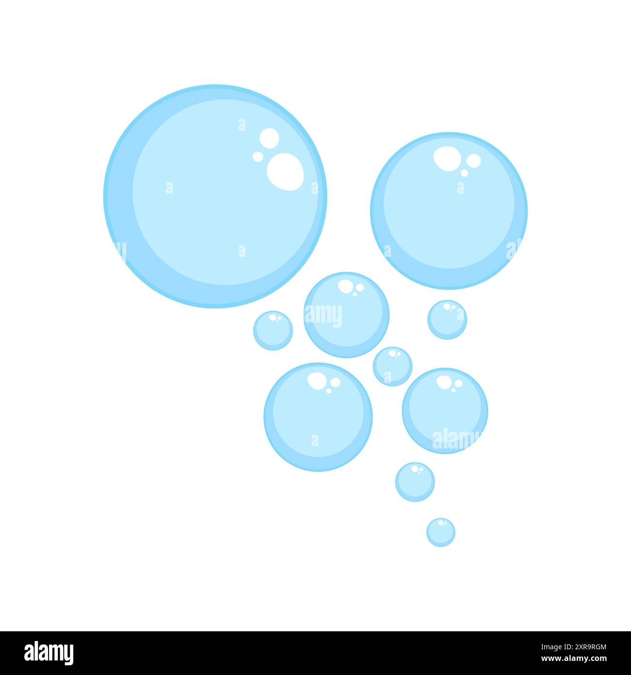Blowing bubbles cartoon Cut Out Stock Images & Pictures - Alamy