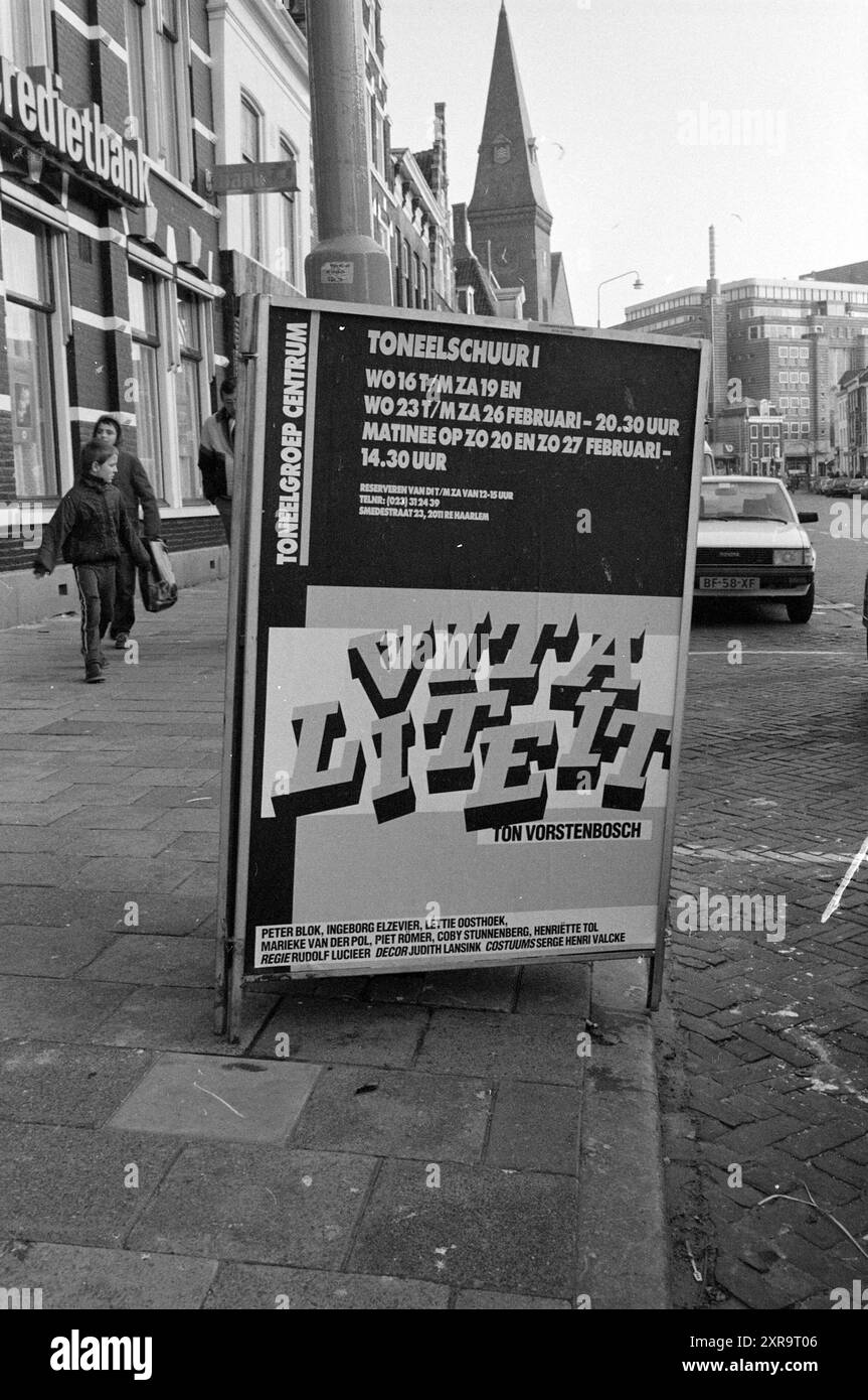 Placard Theater Barn, Theater, 16-02-1983, Whizgle Dutch News: Historic ...
