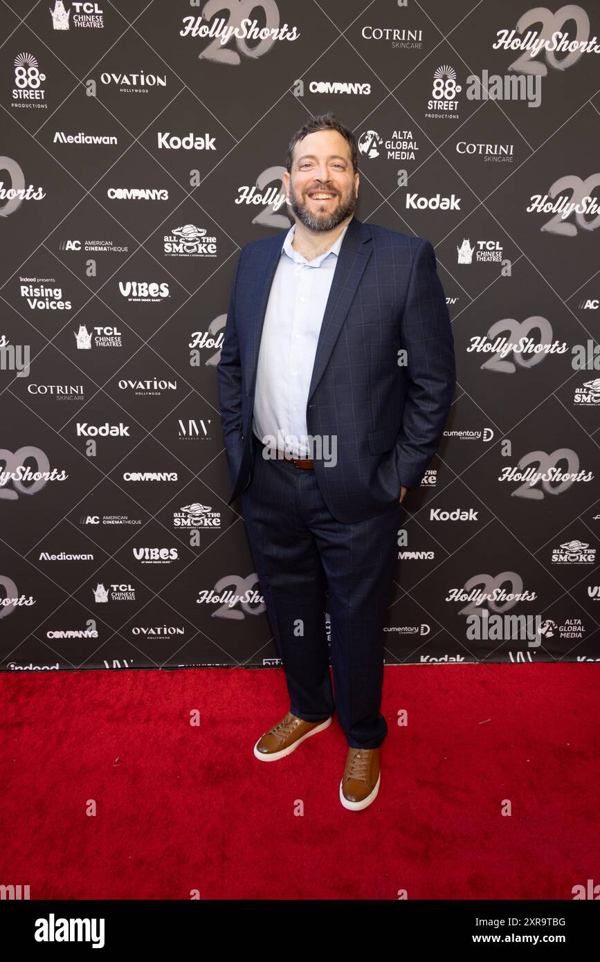 Los Angeles, USA. 8th August, 2024. HollyShorts founder Daniel Sol ...