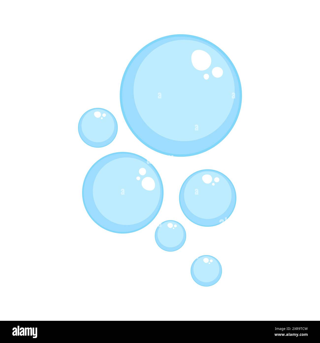 Blowing bubbles cartoon Cut Out Stock Images & Pictures - Alamy