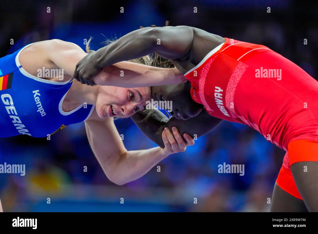 Paris, France 20240809. Grace Bullen from Norway against Luisa Niemesch ...