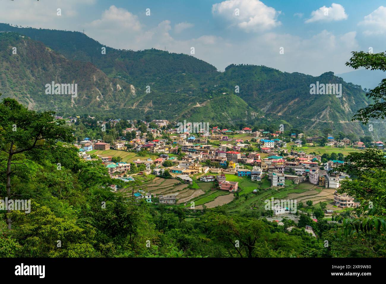 July25th2024, Himachal Pradesh, India. Experience the charm of Chowari ...