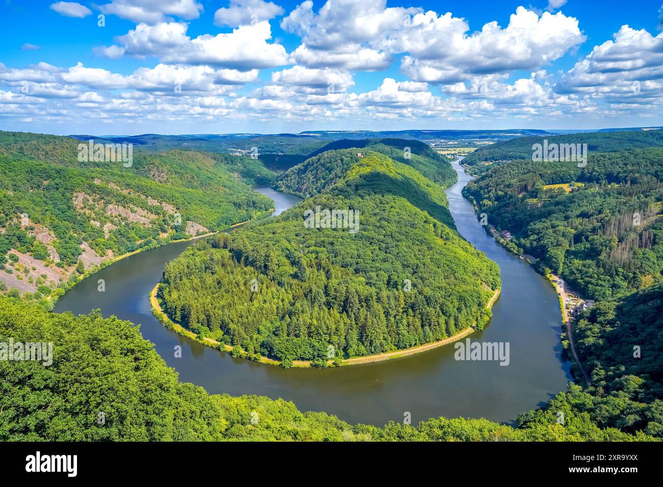 Landscape saarland treetop path hi-res stock photography and images - Alamy