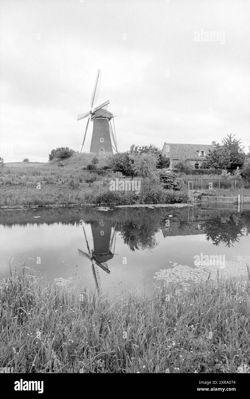 Mill 'de Eersteling', Hoofddorp, Hoofdweg, The Netherlands, 24-06-1996 ...