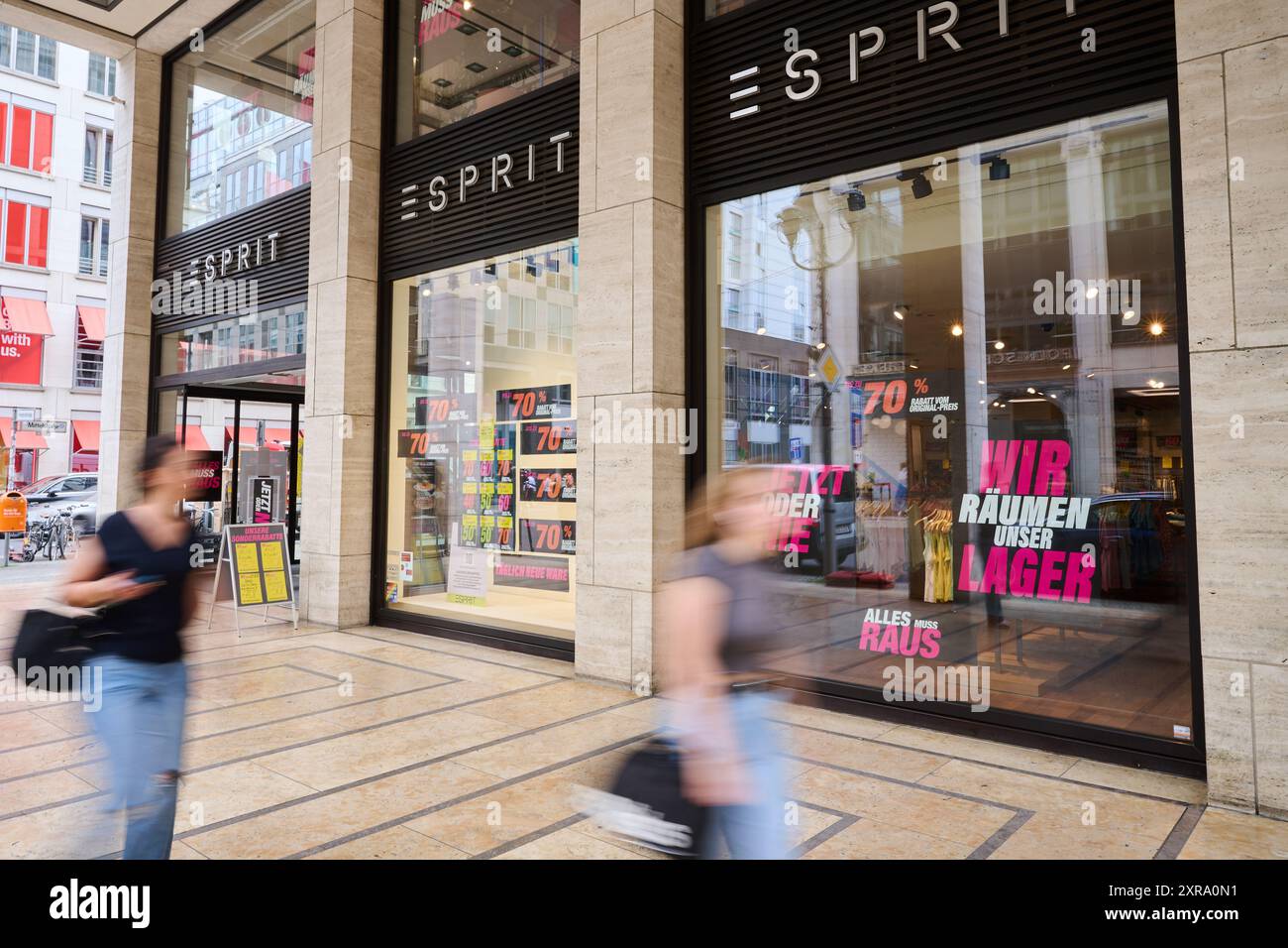 Berlin, Germany. 09th Aug, 2024. An Esprit store on Friedrichstrasse ...