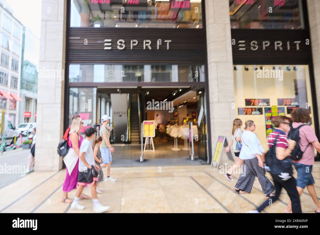 Berlin, Germany. 09th Aug, 2024. An Esprit store on Friedrichstrasse ...