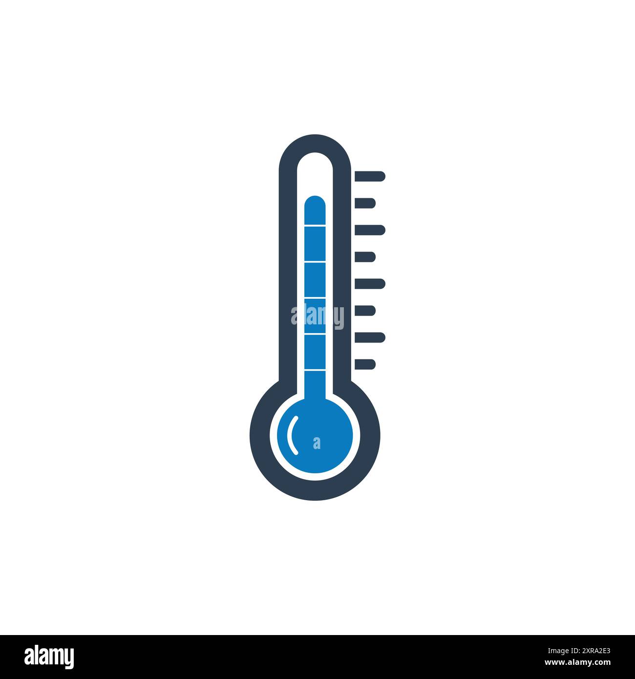Thermometer Icon. Editable Flat Vector Illustration Stock Vector Image ...