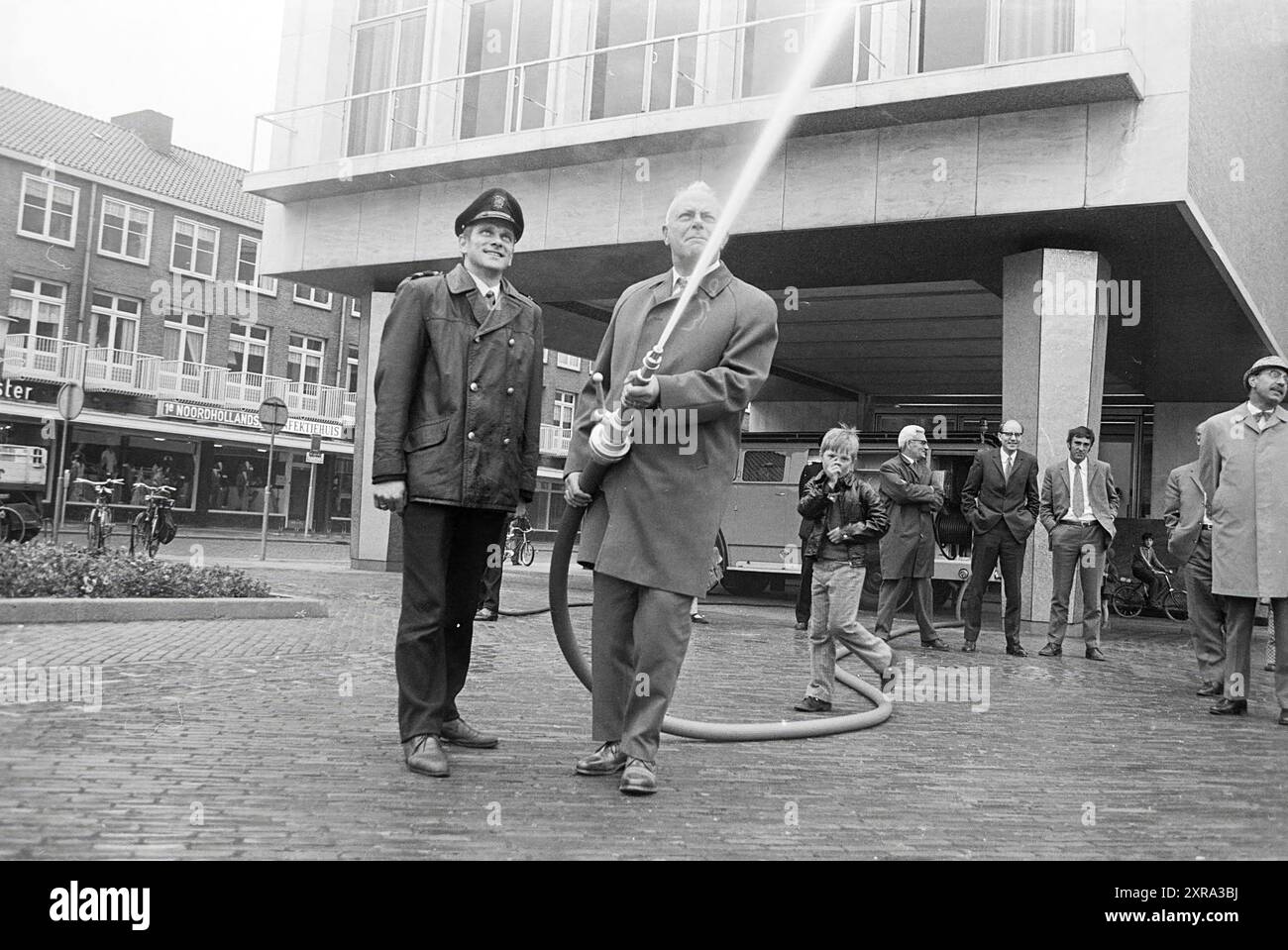 Firefighters demonstration, Fires, fire brigade, 25-05-1971, Whizgle ...
