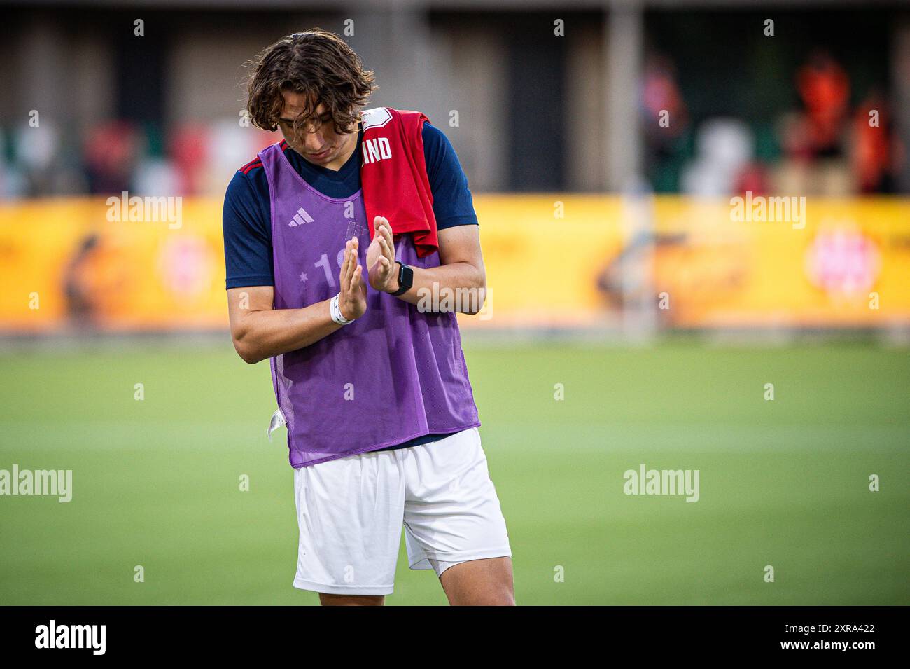 Silkeborg, Denmark. 08th, August 2024. Alexander Lind of Silkeborg IF ...