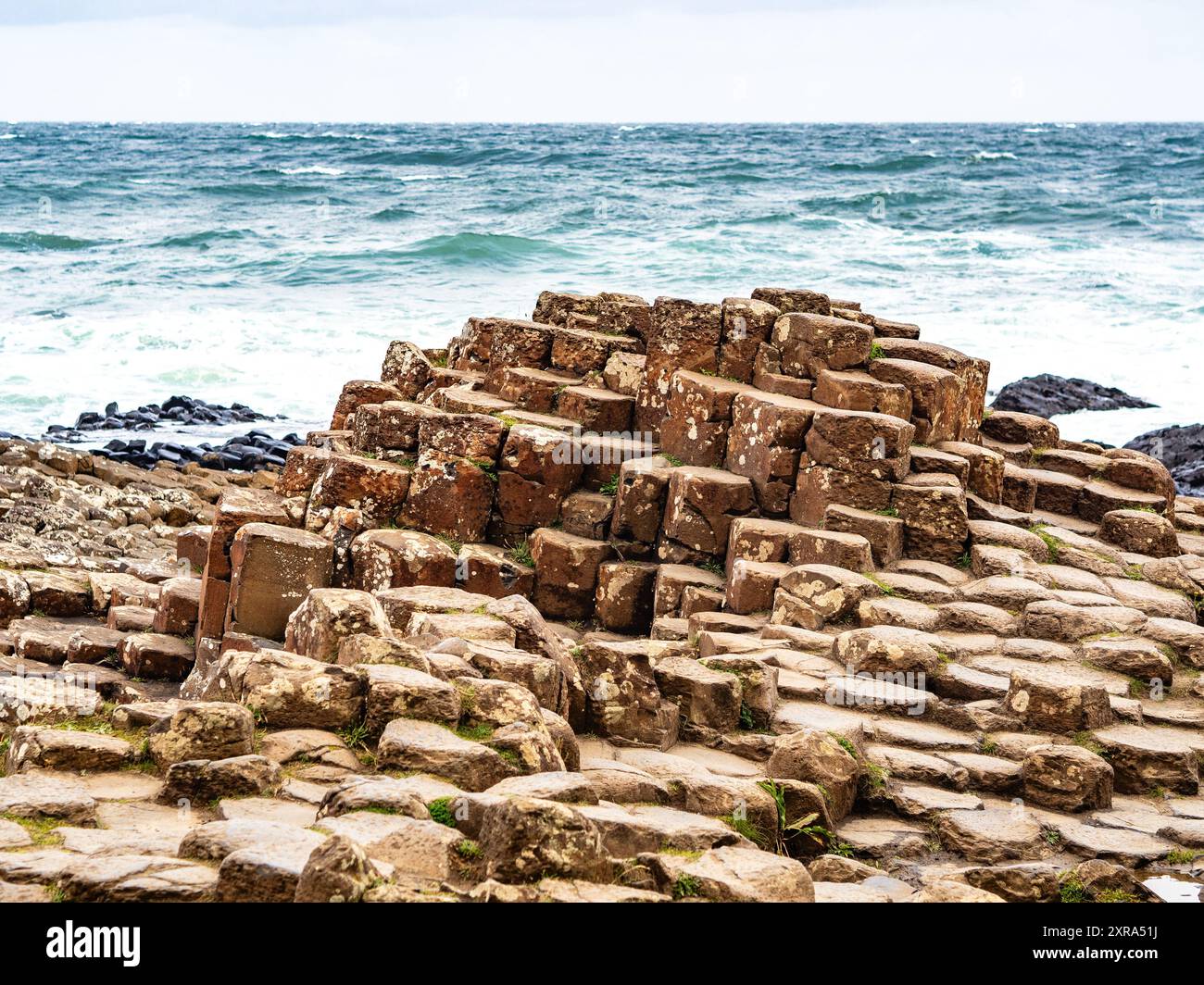 A view of the hexagonal stones. The Giant’s Causeway and Causeway Coast ...
