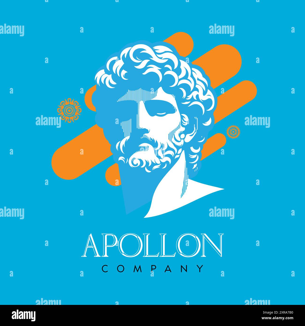 Apollo Greek God Logo
