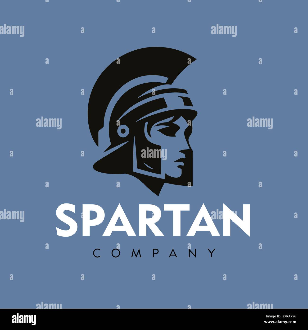Spartan Company - Vector Flat Logo Illustration Stock Vector Image ...