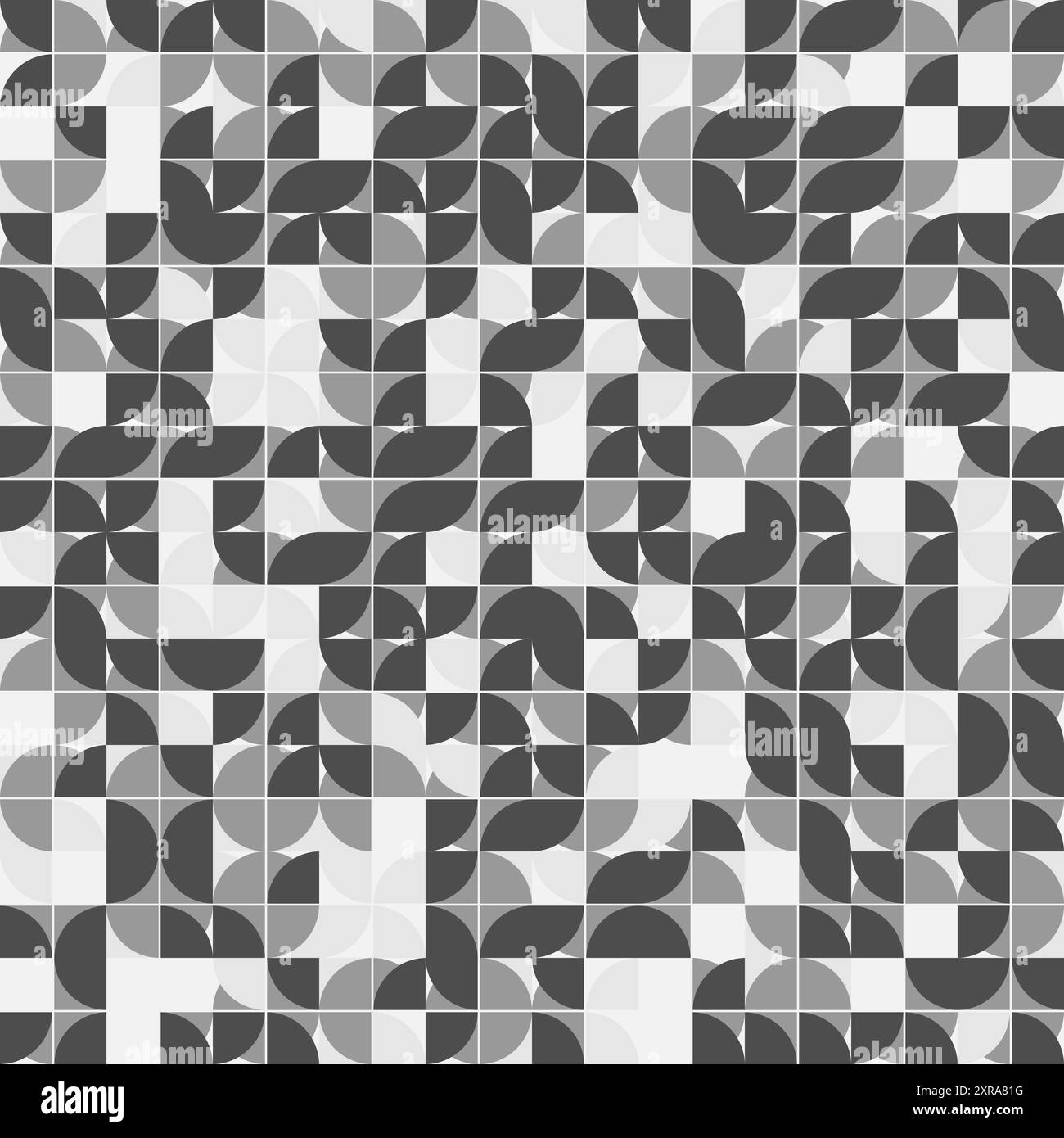 Abstract Black and White Mosaic Background Design Stock Vector Image ...