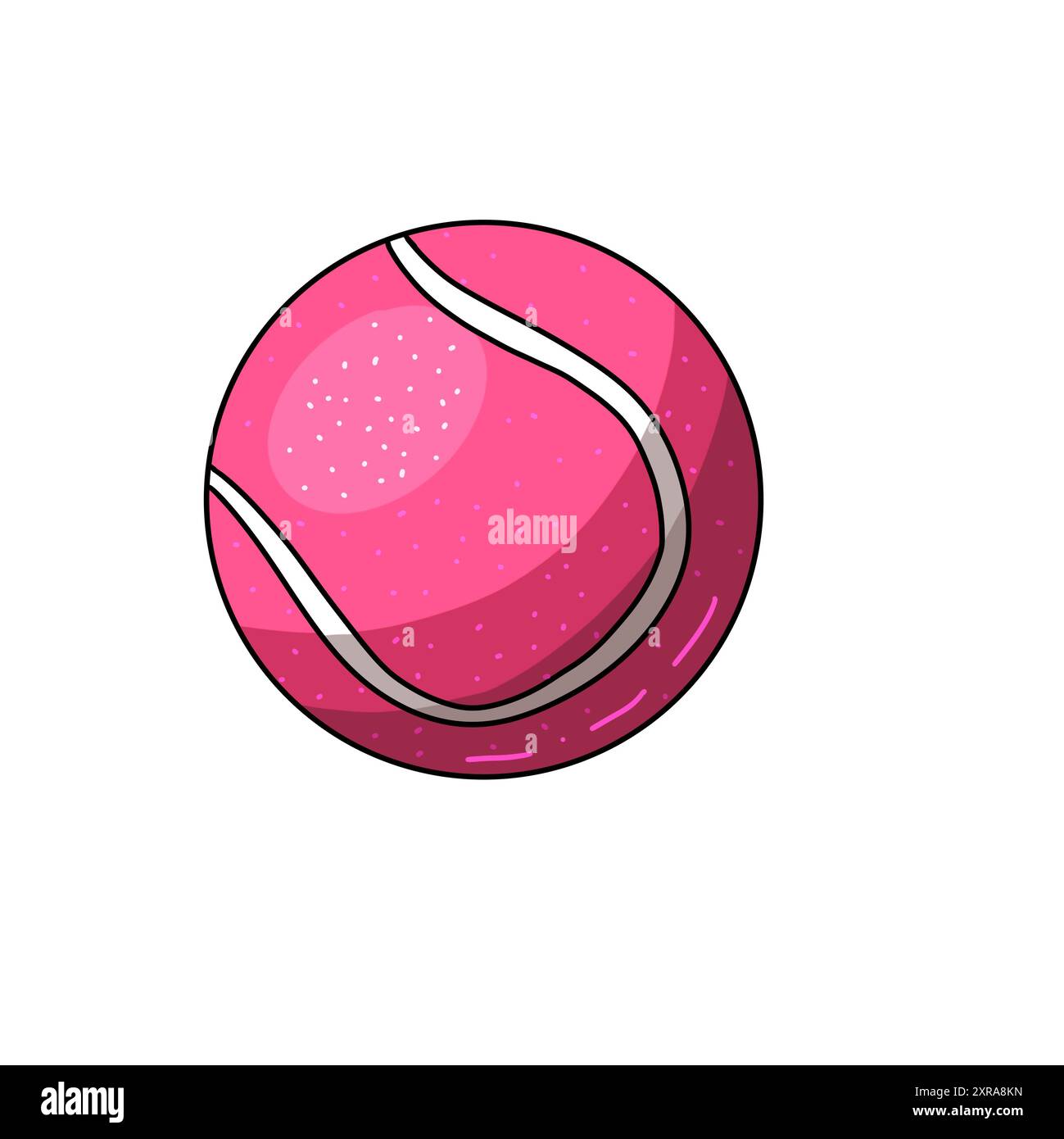 Cartoon ball for a dog on a white background. Pet toy. Clipart design ...