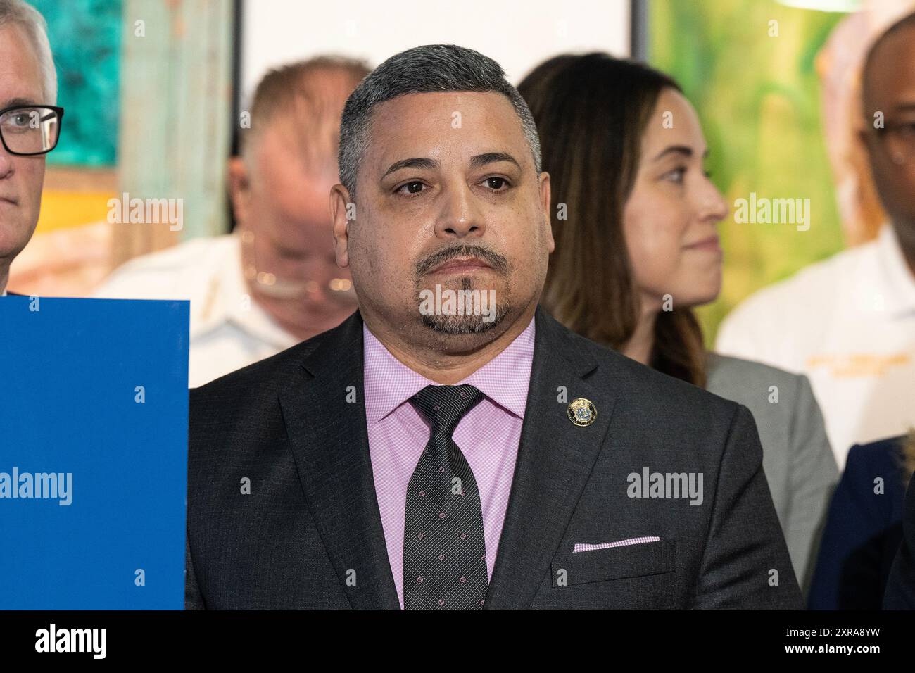 New York, United States. 08th Aug, 2024. Police Commisioner Edward ...