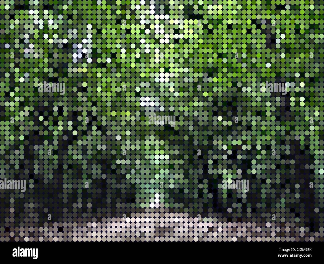 Pixelated Image - Path in the Woodland - Abstract Design Template in ...