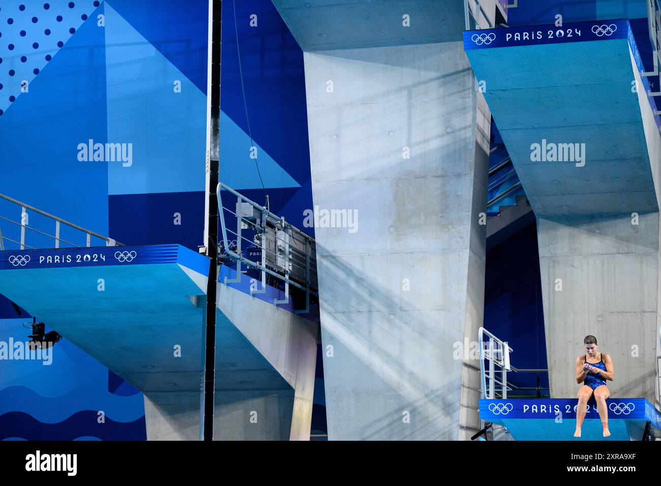 Emilia Nilsson Garip of, Sweden. , . ahead of the women's diving 3 ...