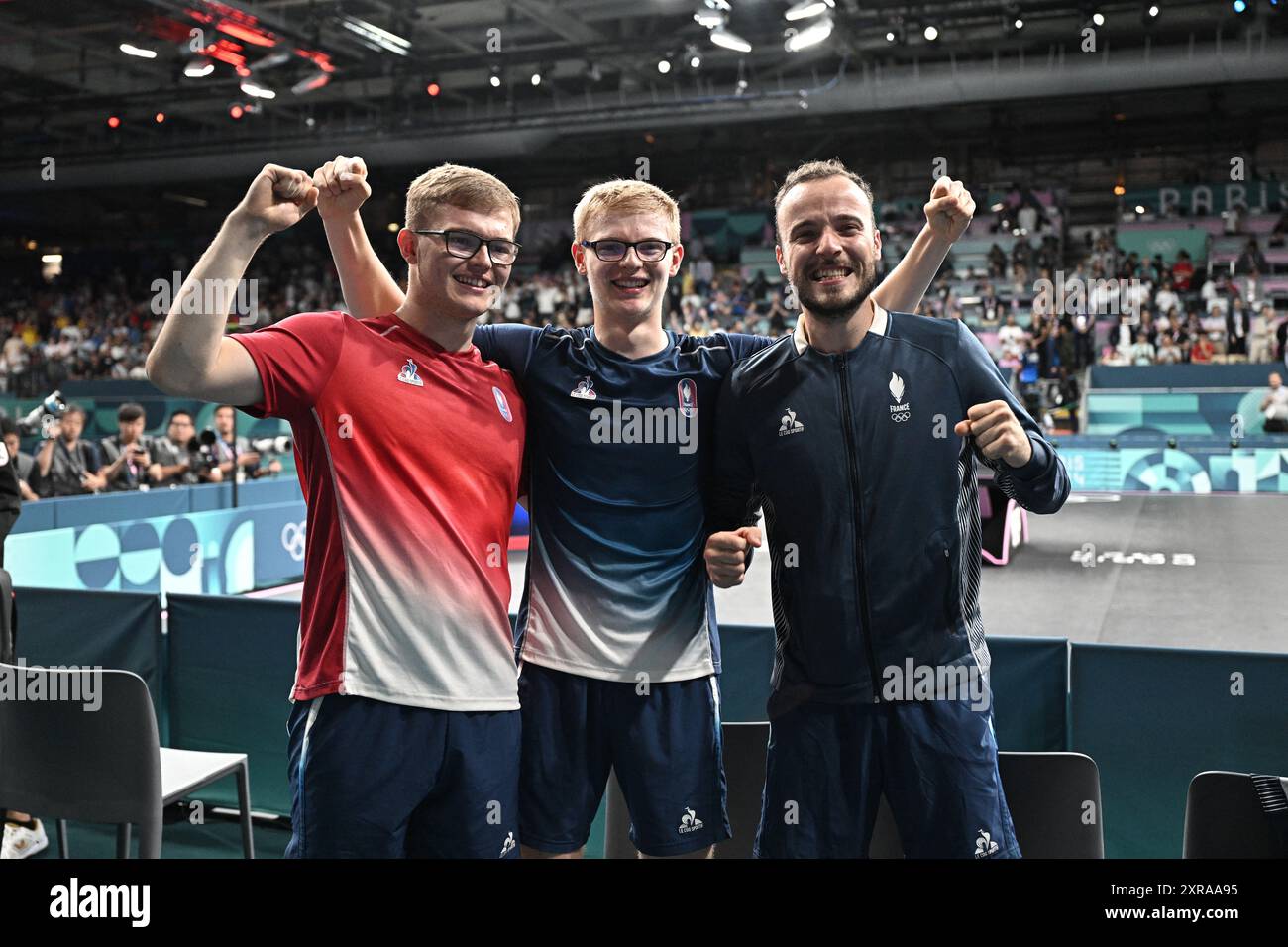 Paris, France. 09th Aug, 2024. Table Tennis France v Japan-Paris 2024 ...